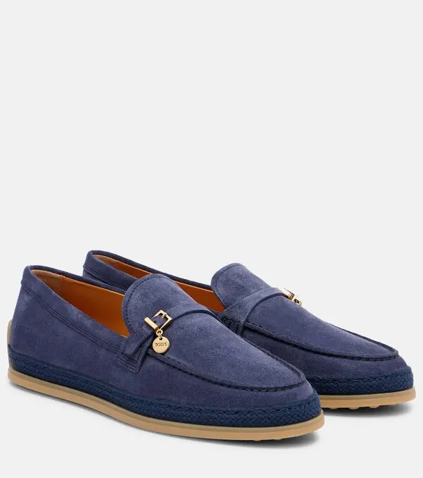 TOD'S Suede Loafers - Blue