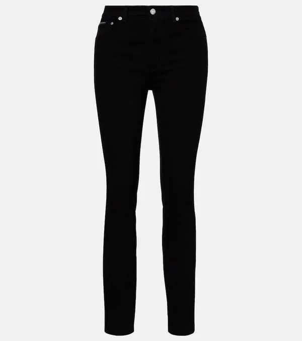 Dolce & Gabbana Mid-rise Skinny Jeans - Black