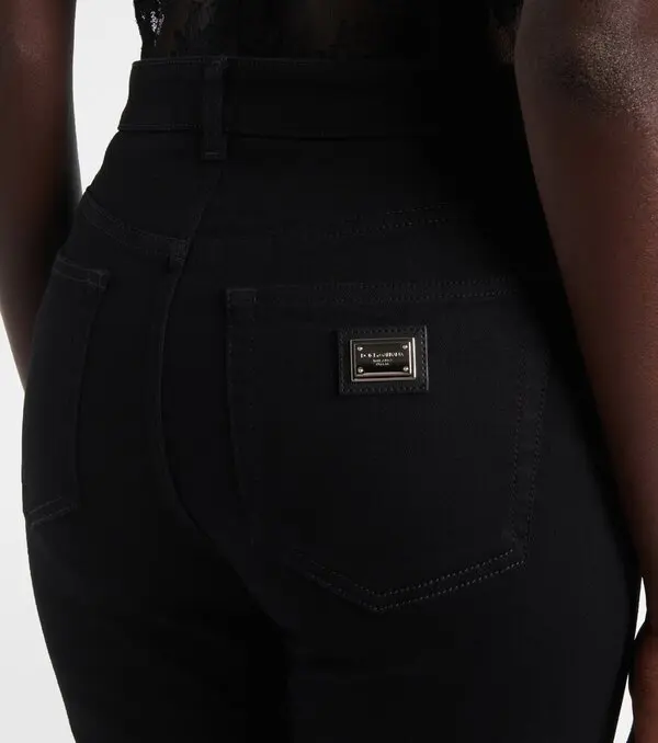 Dolce & Gabbana Mid-rise Skinny Jeans - Black