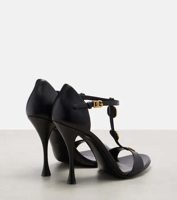 Dolce & Gabbana Embellished Leather Sandals