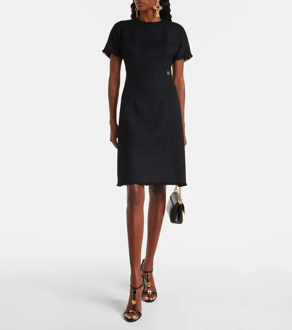 Dolce & Gabbana Wool-blend Minidress