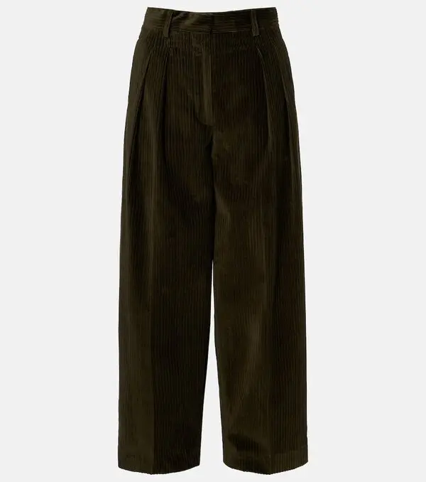 Altuzarra Dash Cotton Corduroy Barrel-leg Pants
