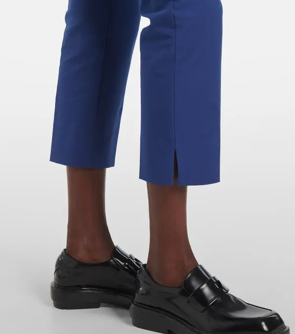 JOSEPH Bing Court Cotton-blend Slim Pants