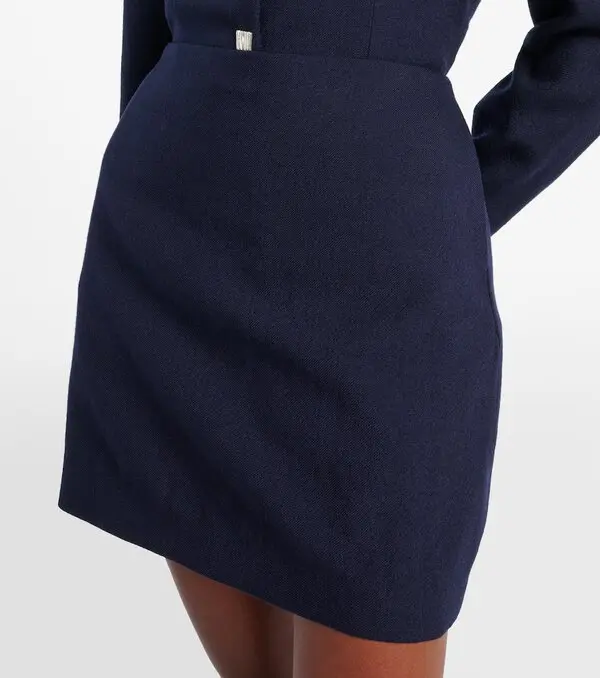 Tove Jeanette Virgin Wool Miniskirt