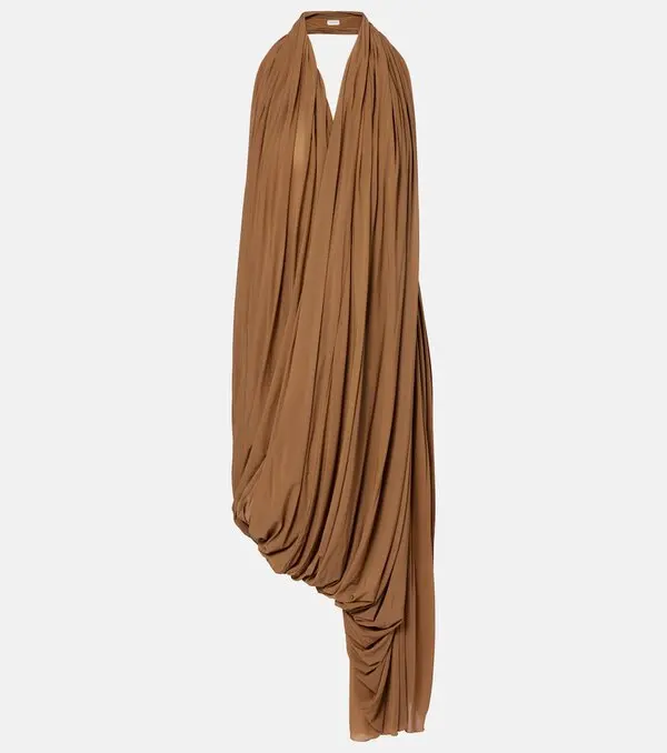 Magda Butrym Draped Open-back Cocktail Dress
