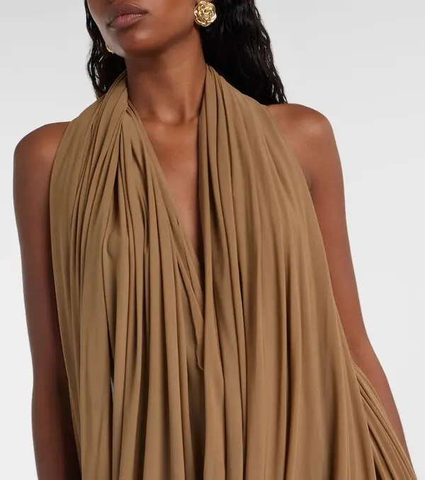 Magda Butrym Draped Open-back Cocktail Dress