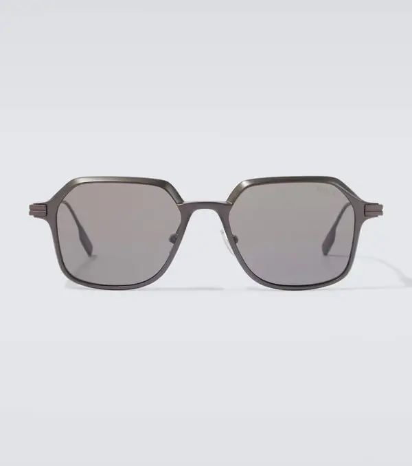 Zegna Oversized Square Sunglasses - Grey
