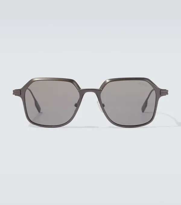 Zegna Oversized Square Sunglasses