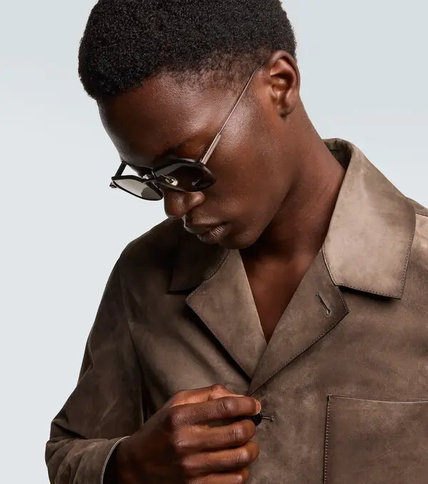 Zegna Oversized Square Sunglasses