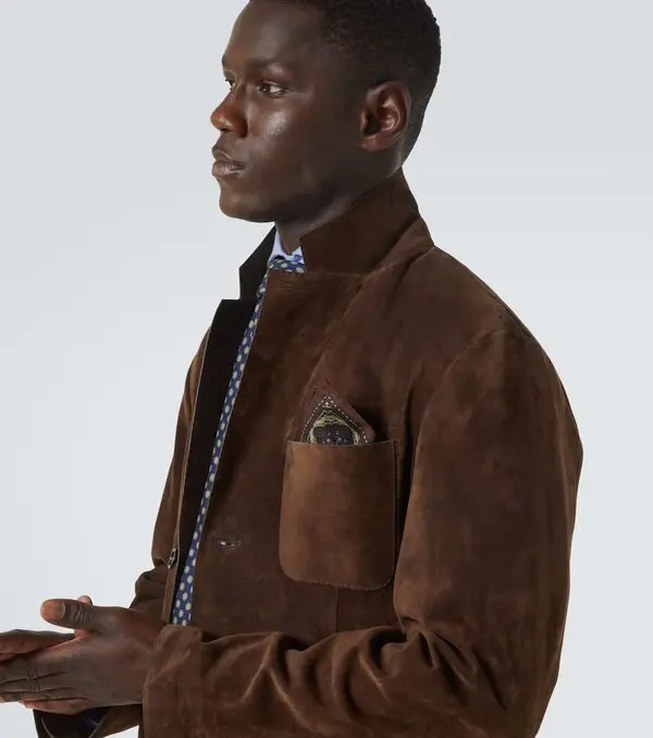Dunhill Printed Silk Pocket Square - Multicoloured