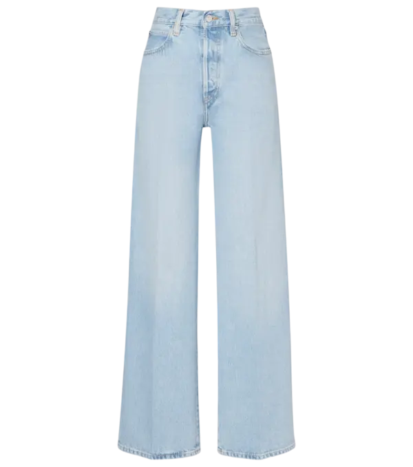 FRAME Collegiate Wide-leg Jeans - Blue