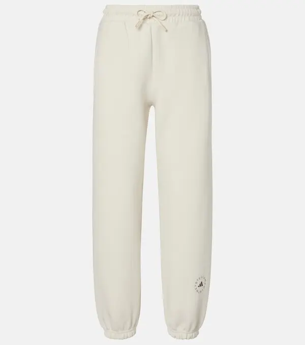 Adidas By Stella McCartney Logo Fleece Sweatpants - White
