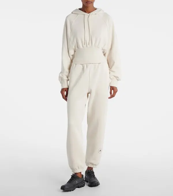 Adidas By Stella McCartney Logo Fleece Sweatpants - White
