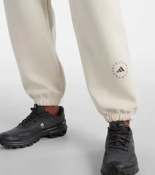 Adidas By Stella McCartney Logo Fleece Sweatpants - White