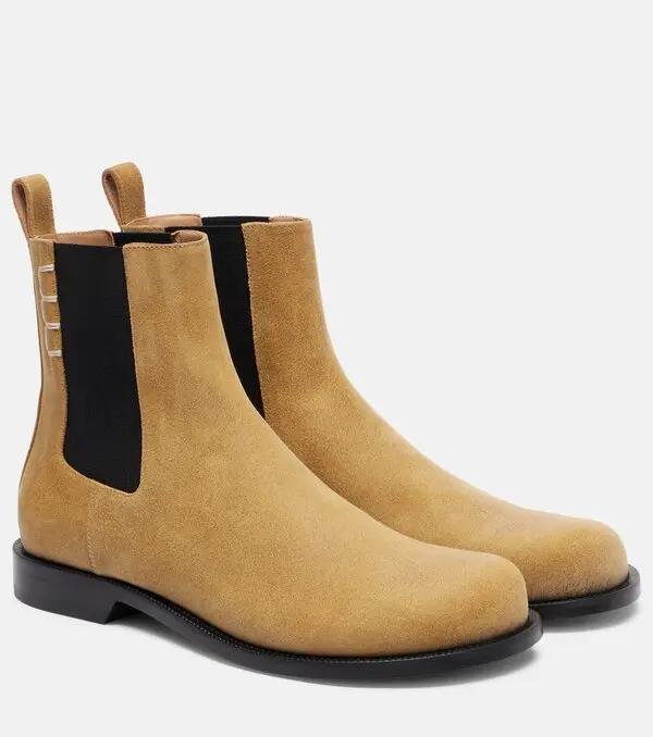 JW Anderson Suede Ankle Boots - Yellow