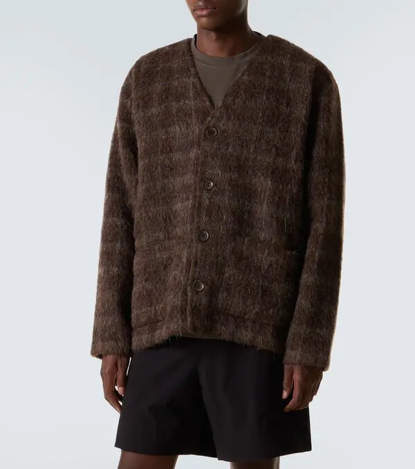 Our Legacy Checked Wool Cardigan