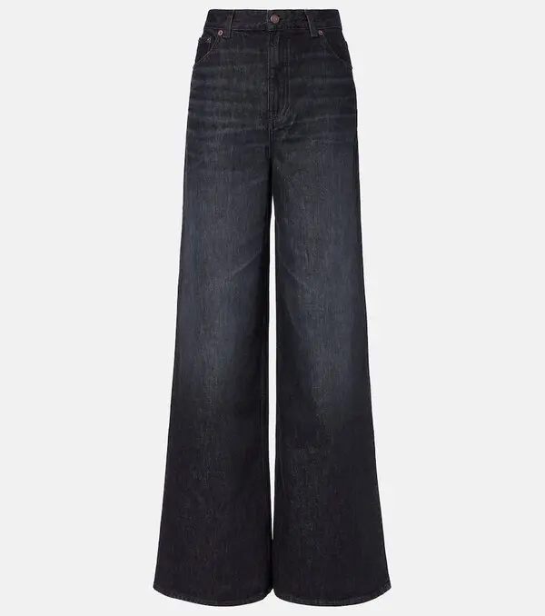 Chloé High-rise Wide-leg Jeans - Black