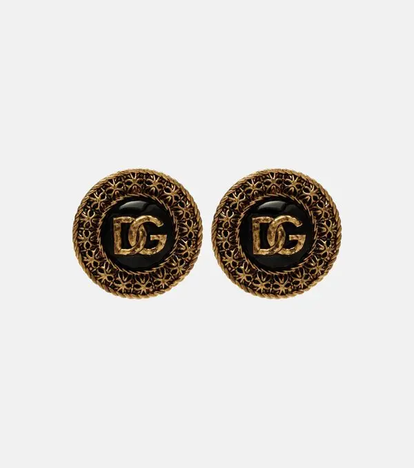 Dolce & Gabbana Dg Clip-on Earrings - Black