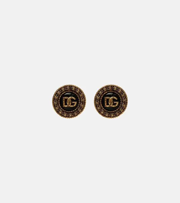 Dolce & Gabbana Dg Clip-on Earrings - Black