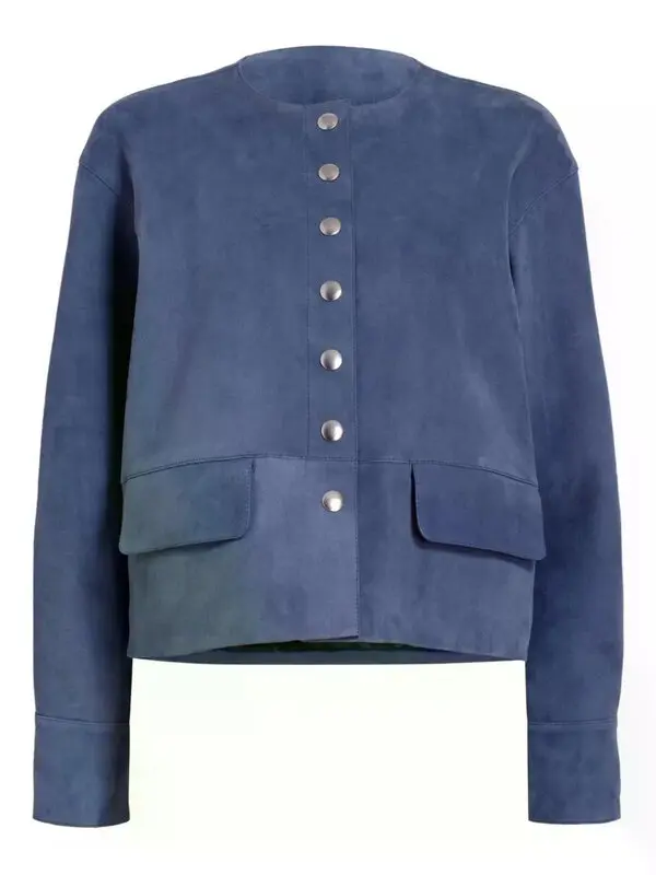 Proenza Schouler White Label Robin Suede Jacket - Blue