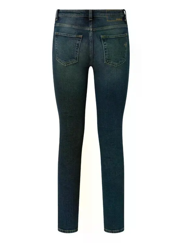 Pinko Logo-embroidered Jeans