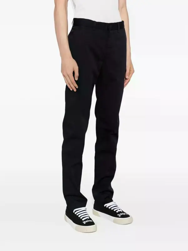 Lacoste Cotton-blend Trousers - Blue