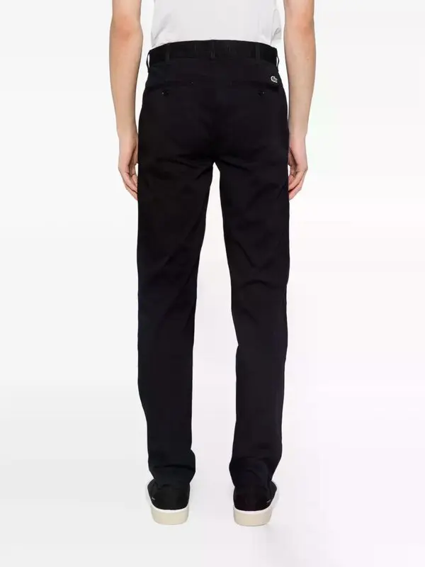 Lacoste Cotton-blend Trousers - Blue