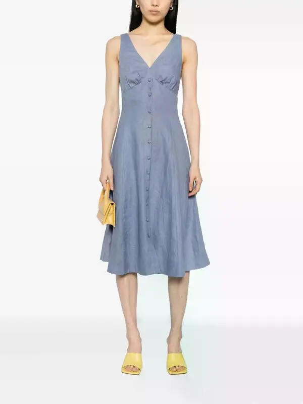 REFORMATION Sebastien Linen Dress
