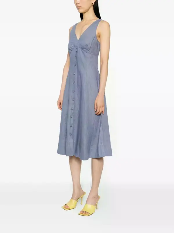 REFORMATION Sebastien Linen Dress