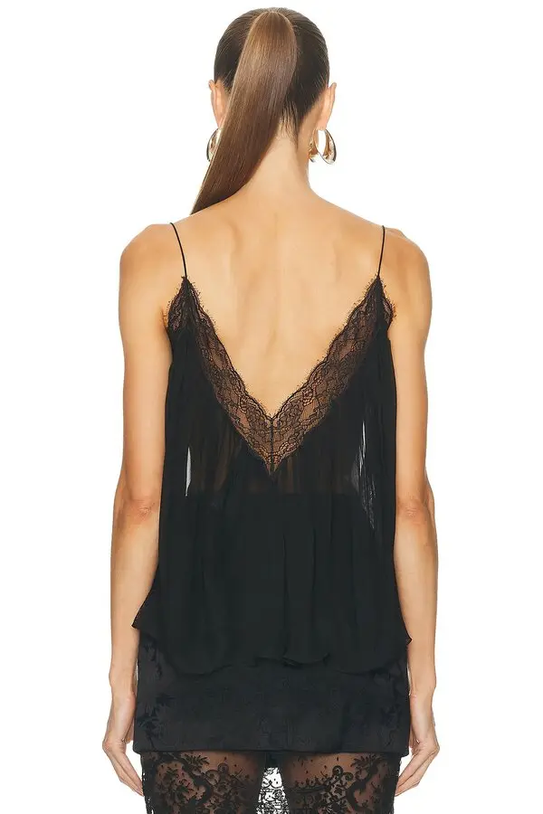 Saint Laurent Camisole Top - Noir