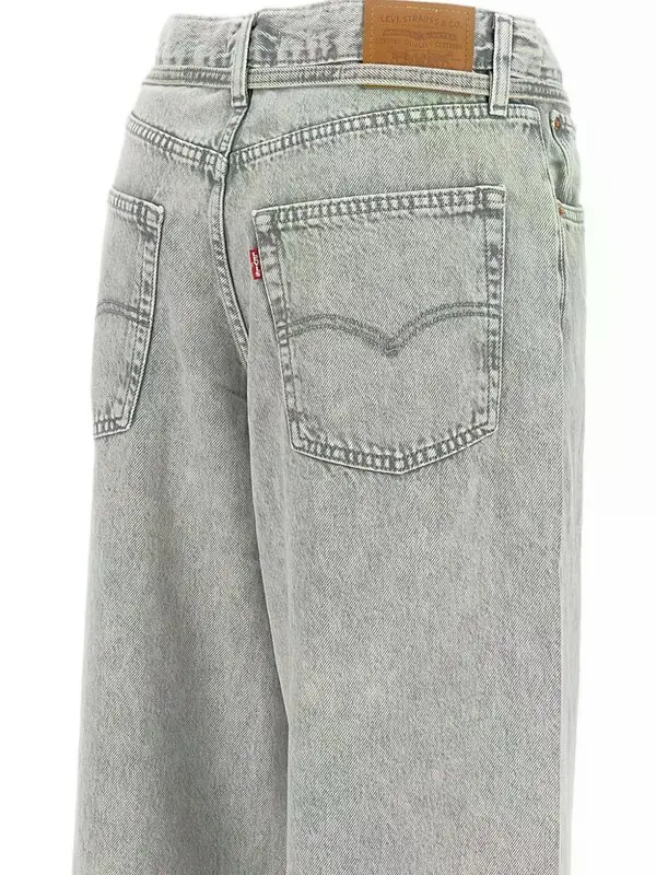 LEVI'S Tie-waist Wide-leg Jeans - Grey