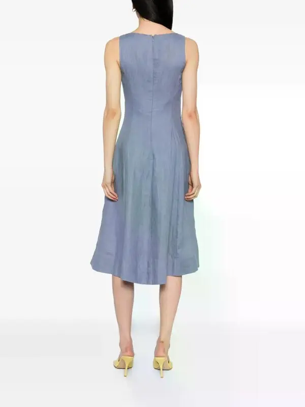 reformation sebastien denim dress Sebastien Denim Midi Dress Reformation