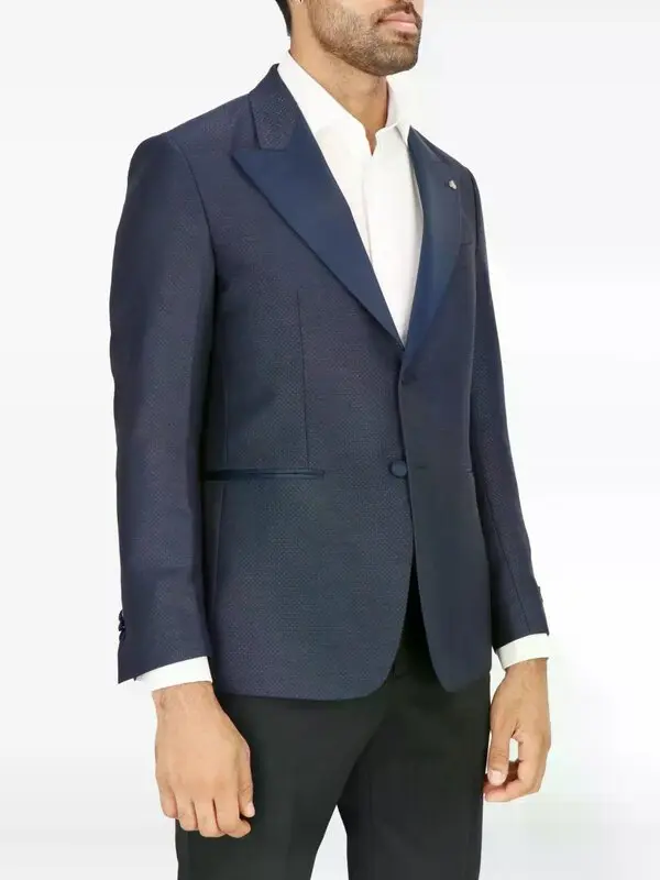 Scotch & Soda Textured Shawl-lapel Jacket