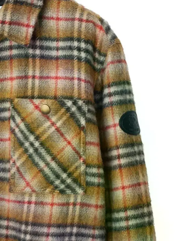 Burberry Plaid Shirt Jacket - Brown