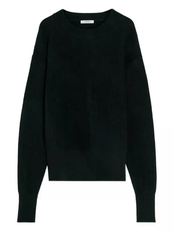 LEMAIRE Ribbed Wool Crewneck Sweatshirt
