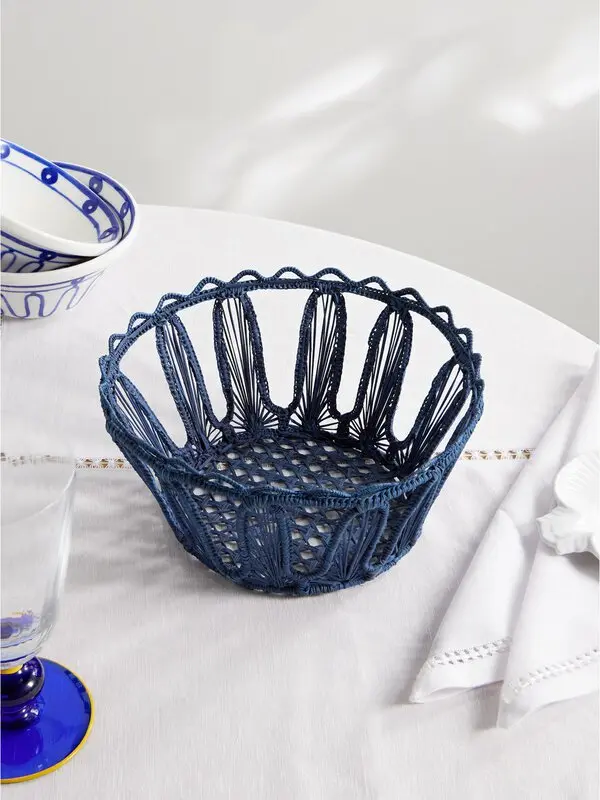 Themis Z Kyma Iraca Palm Bread Basket