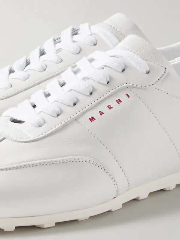 Marni Leather Low Top Sneakers