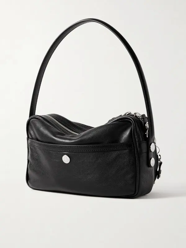 Acne Studios Textured-leather Shoulder Bag - Brown
