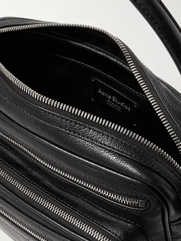 Acne Studios Textured-leather Shoulder Bag - Brown
