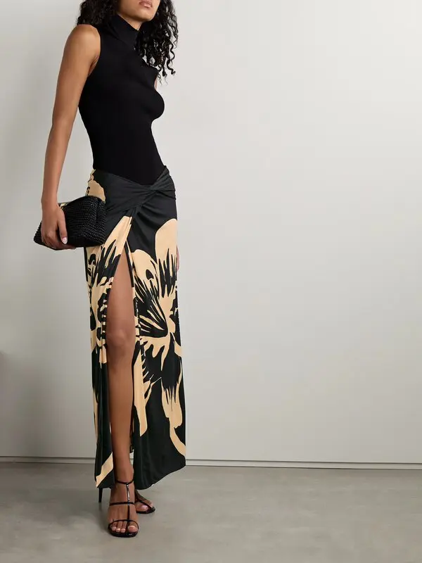 Johanna Ortiz Luminosity Floral-print Maxi Skirt