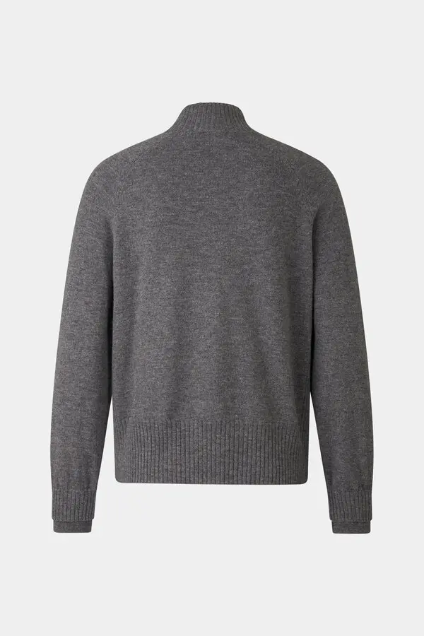 Bogner Virgin Wool Pullover - Anthracite