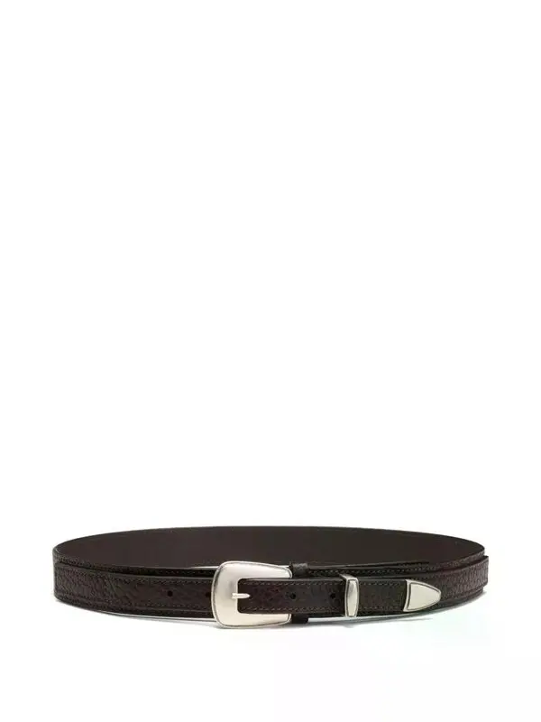 LEMAIRE Minimal Western Belt - Brown