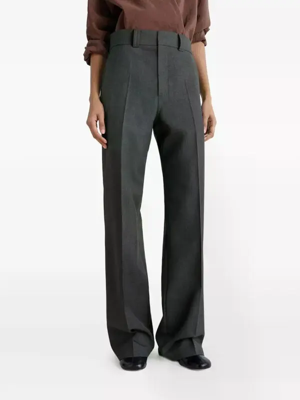 LEMAIRE Front-creased Tailored Trousers - Grey