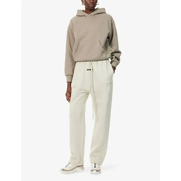 Fear Of God Relaxed-fit Logo-patch Cotton-blend Jogging Bottoms