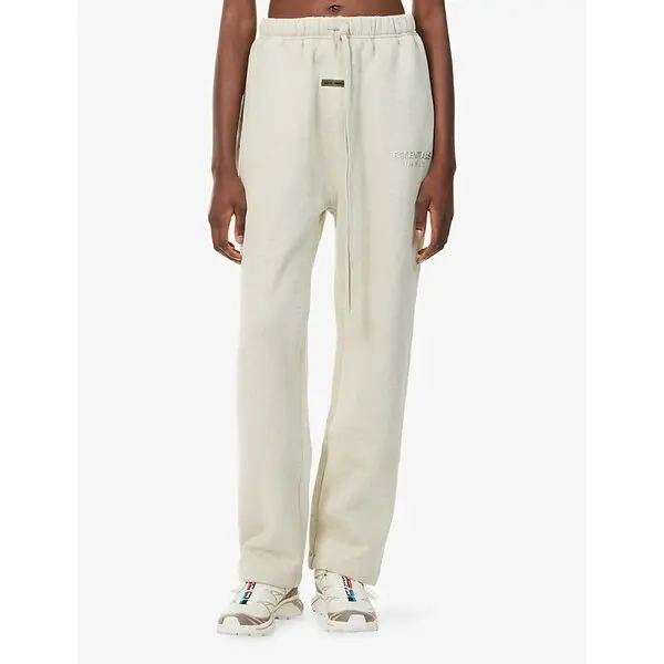 Fear Of God Relaxed-fit Logo-patch Cotton-blend Jogging Bottoms