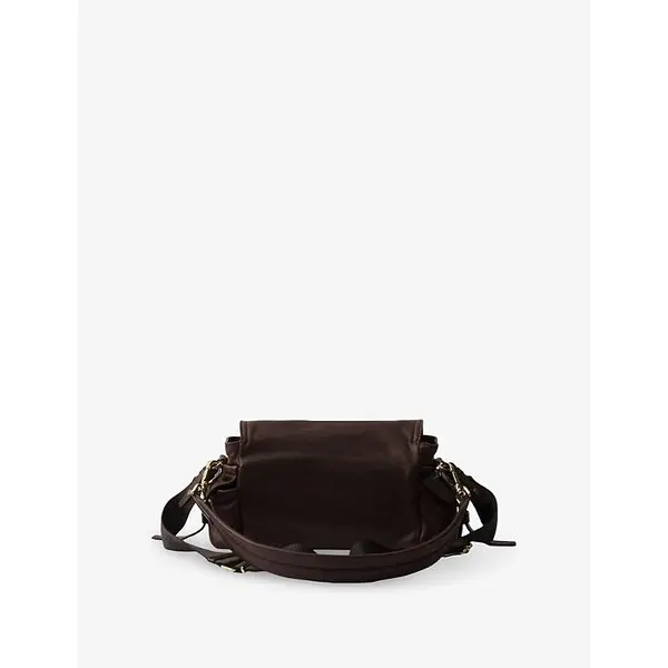 Prada Nappa Leather Shoulder Bag - Brown