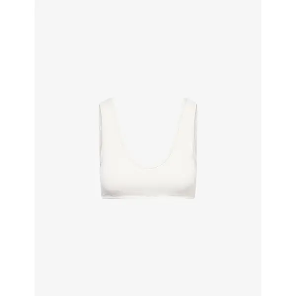 SISTERLY TRIBE Softsculpt Deep V-neck Bra - Marshmallow
