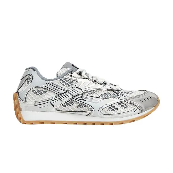 Bottega Veneta Orbit Sneakers - Silver