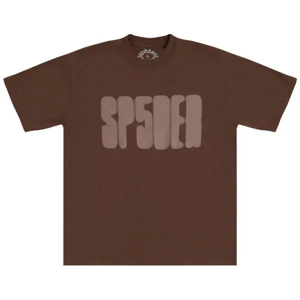 SP5DER Focused Logo Tee - Brown