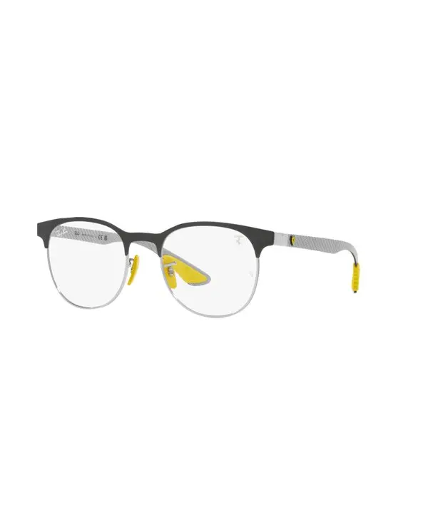 Ray-ban Scuderia Ferrari Collection Eyeglasses - Gray On Silver